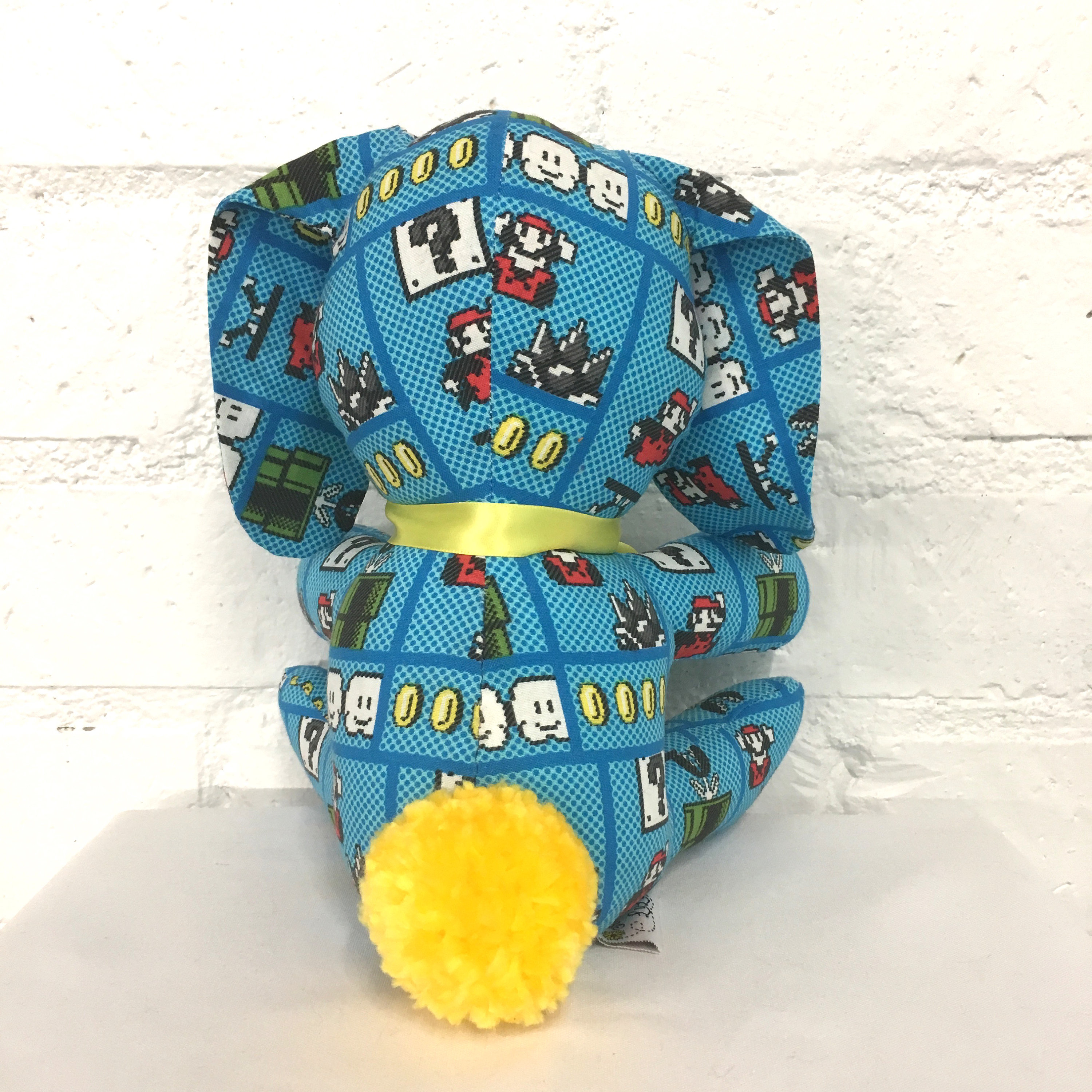 NES- Mario Bros Blue Bunny Plush, Halloween Stuffed Animal Toy, Nerdy ...