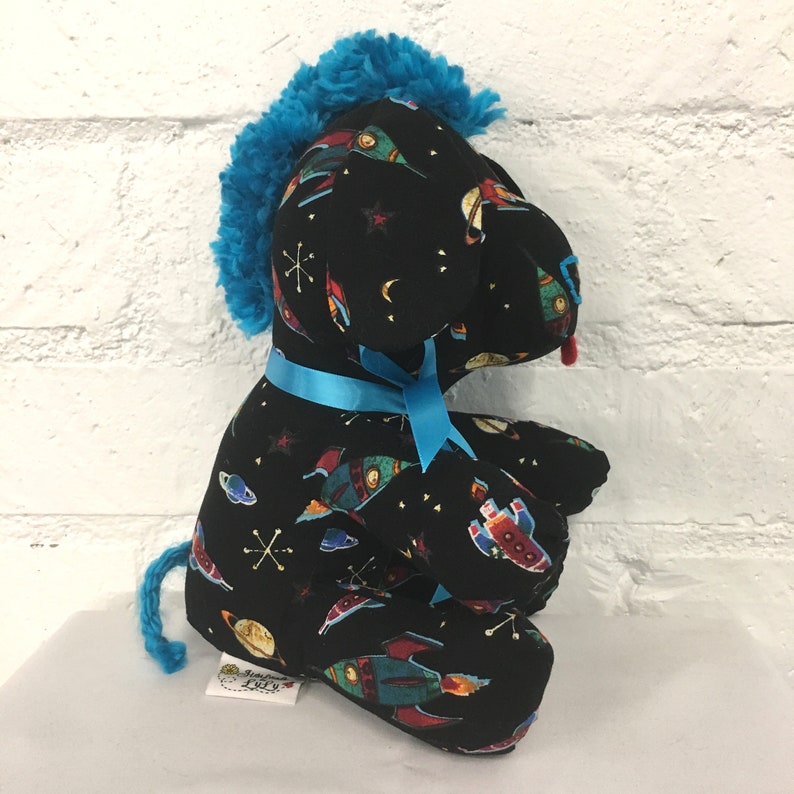 Rocket Dog Black Space Rocket Dog Plush Galaxy Stuffed Puppy - Etsy