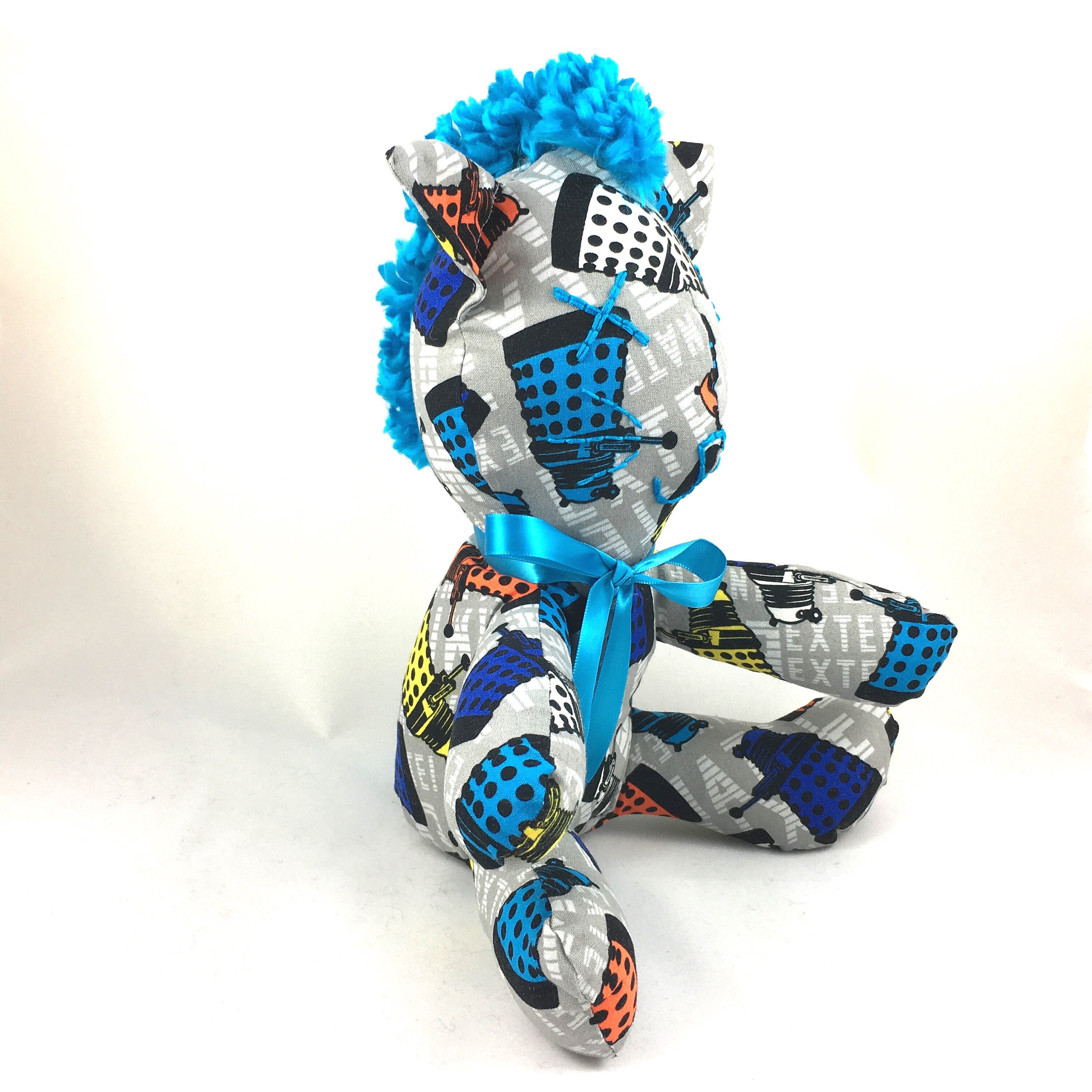 Exterminate- Gray Dalek Cat Plush, Nerdy Halloween Gift for Friend, the ...