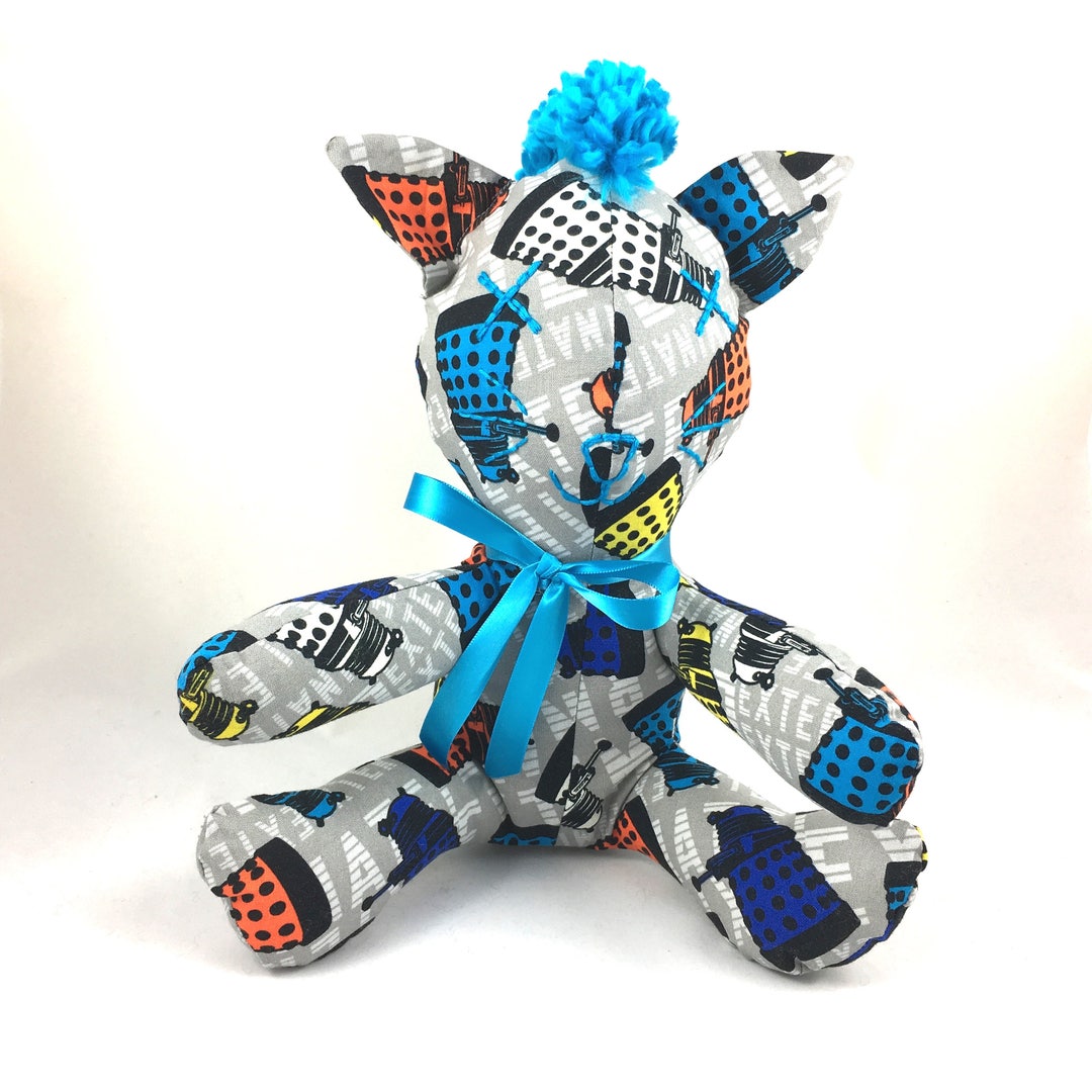 Exterminate- Gray Dalek Cat Plush, Nerdy Halloween Gift for Friend, the ...