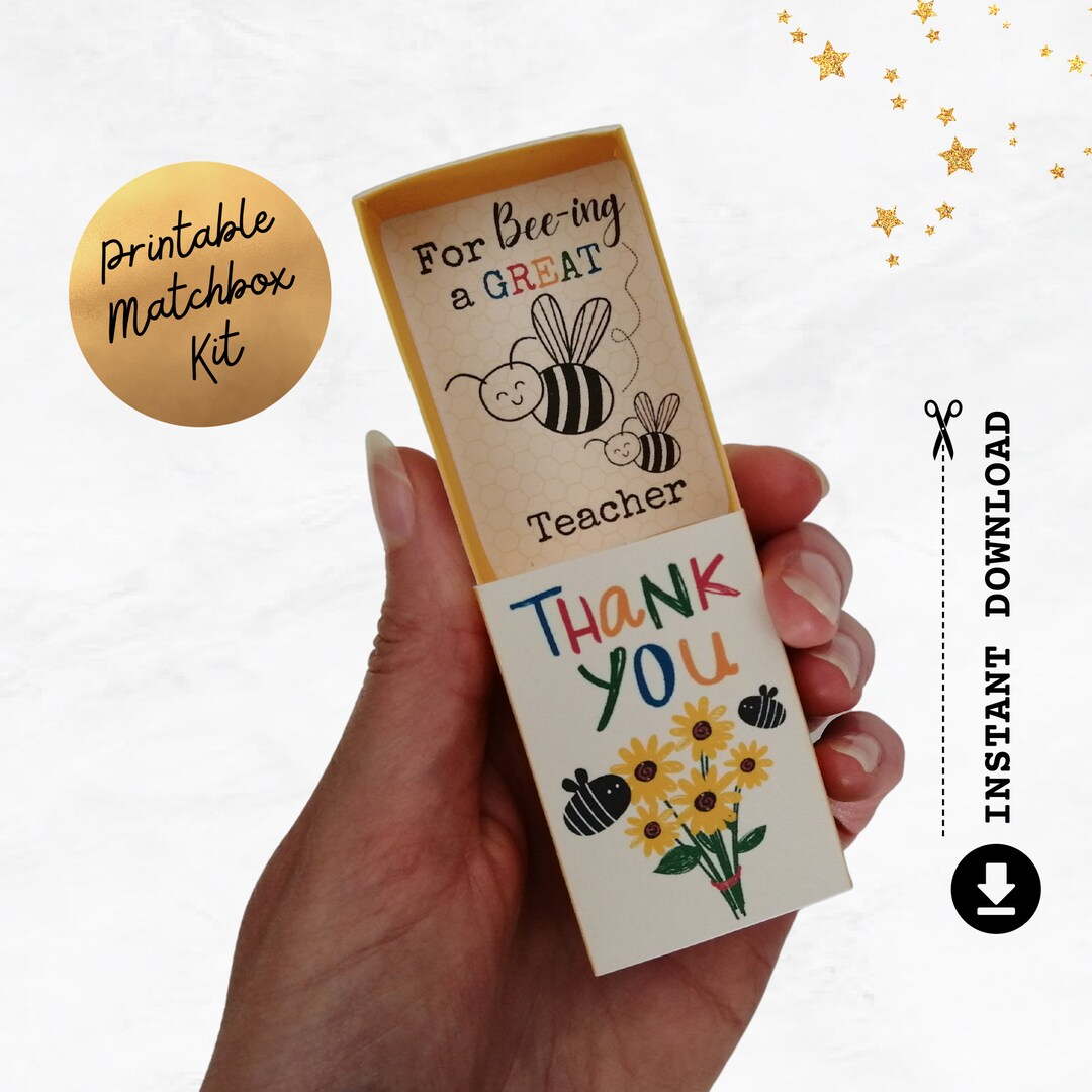 Thank You Teacher Card | Printable Thanks Kindergarten Nursery Gift ...