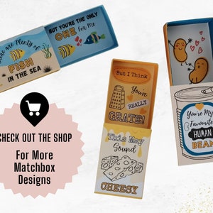 I Love You More Than Pizza Printable Card | 3D DIY Matchbox Craft ...