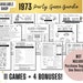 1973 Quiz | Born in 1973 Print | Trivia Printable | 52nd Birthday Party ...