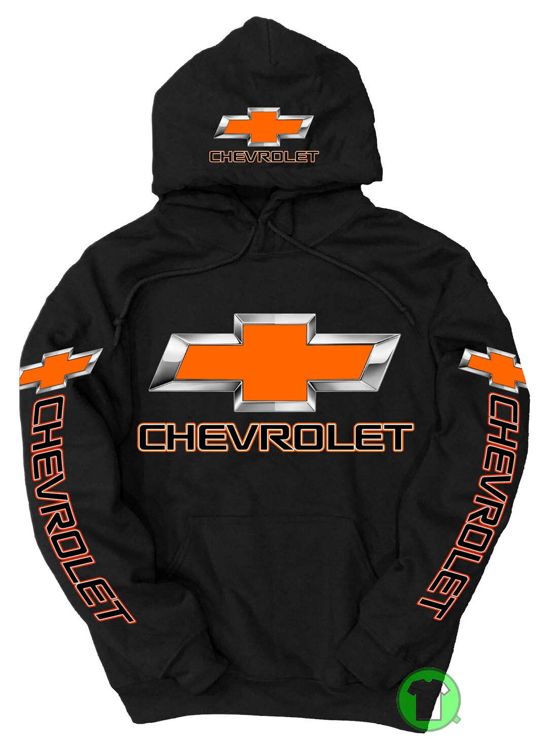 Chevrolet Orange Logo Hoodie Chevy ZL1 - Etsy