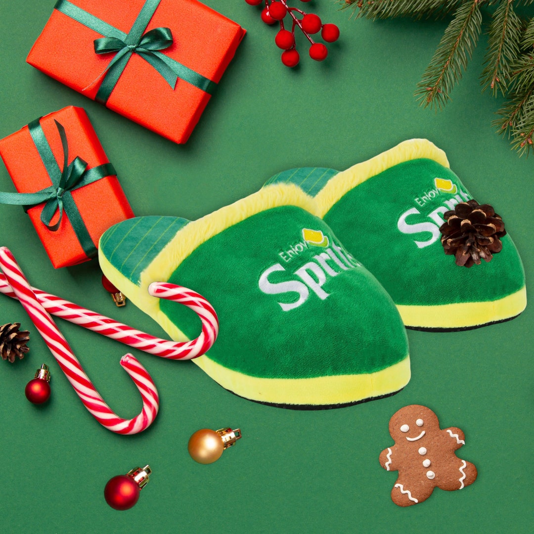 Sprite Fuzzy Slides Slippers - Etsy