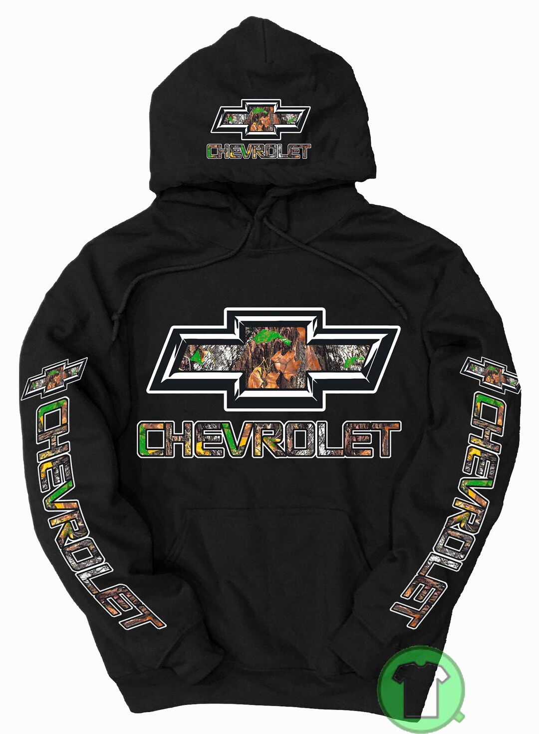 Chevrolet Camo Logo Hoodie Chevy ZL1 - Etsy