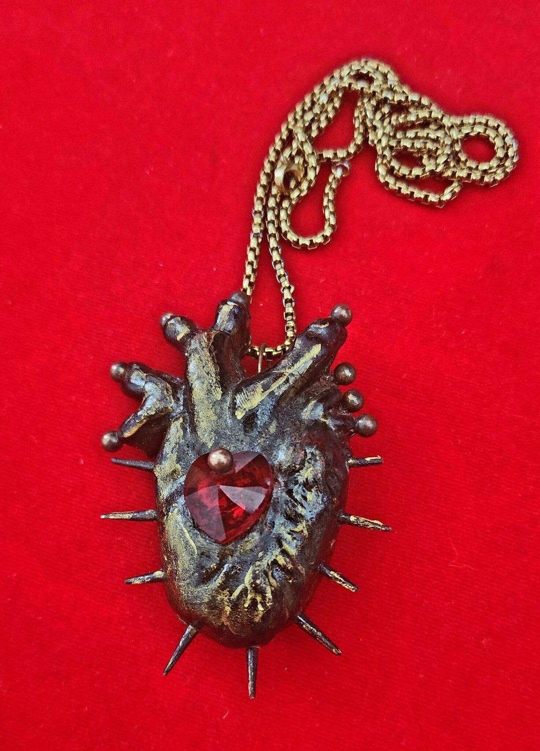 Heart Medallion - From "the Resistance" Series - Etsy