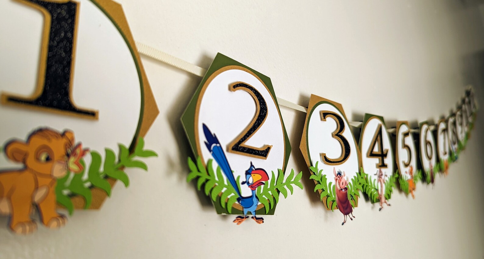 Lion King Milestone Banner Lion King Photo Cards Banner Milestone ...