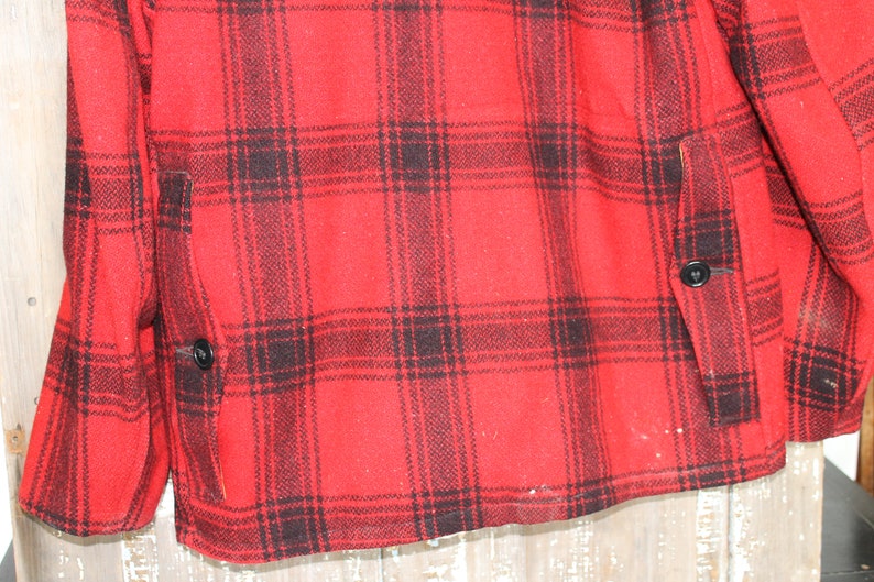 Sears Wool Plaid Hunting Jacket Men's Medium - Etsy