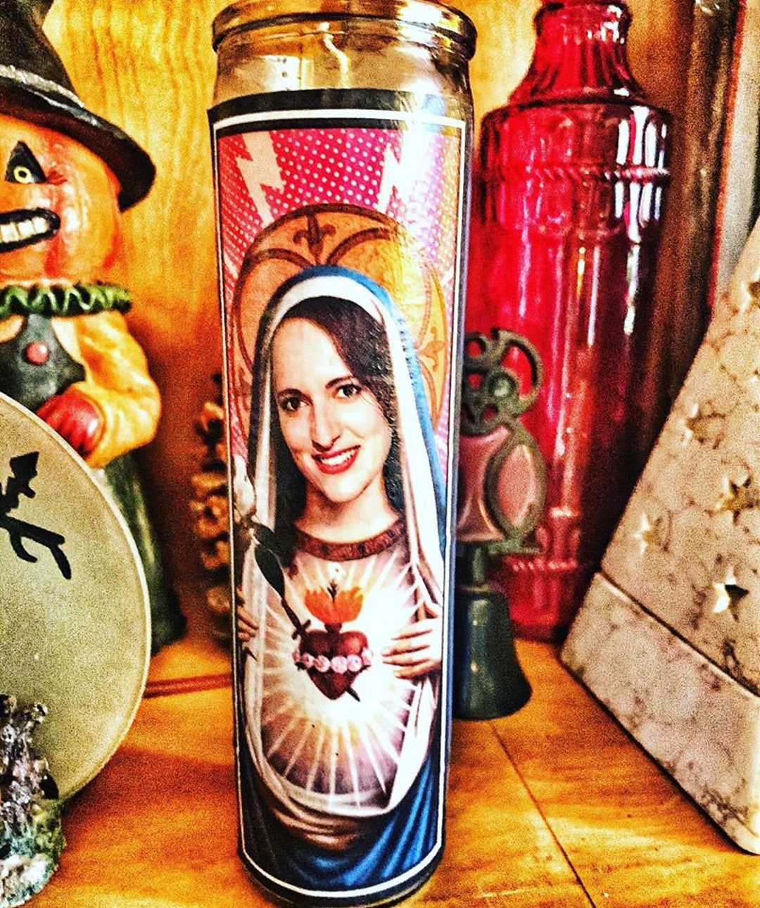 FLEABAG~ Prayer Candle ~ Phoebe Waller-bridge ~ Cult Classic - Etsy