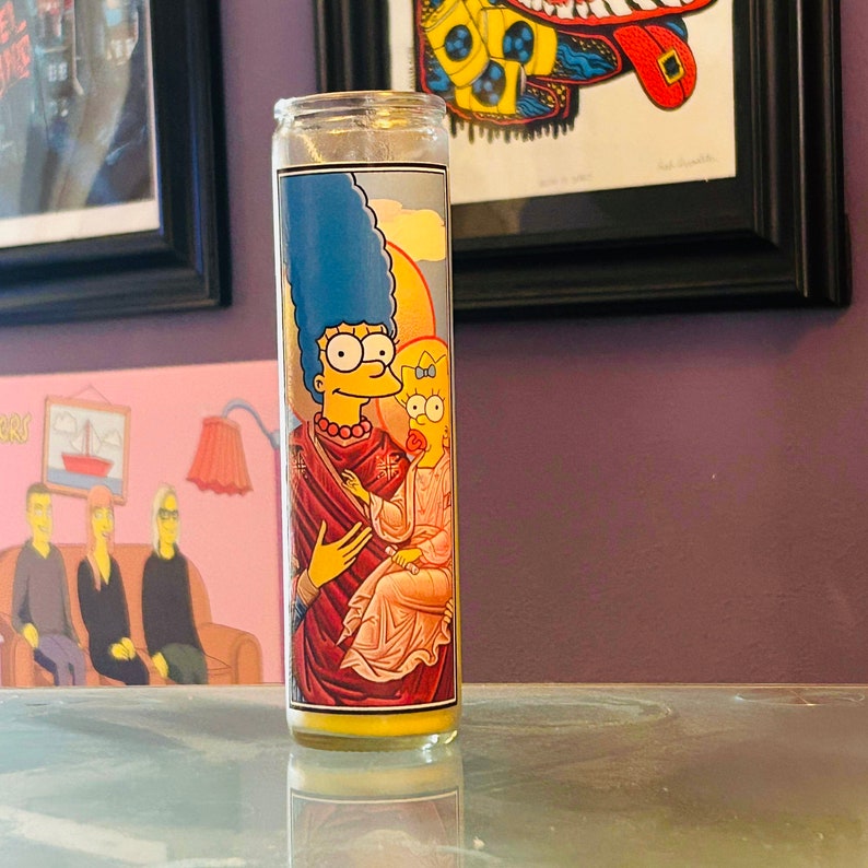 The Simpsons ~ Prayer Candles ~ Homer ~ Marge ~ Bart ~ Lisa - Etsy