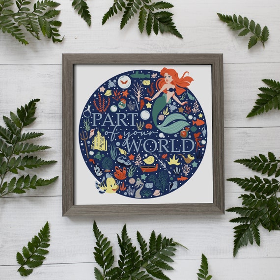 Ariel: Part of Your World Print - Etsy