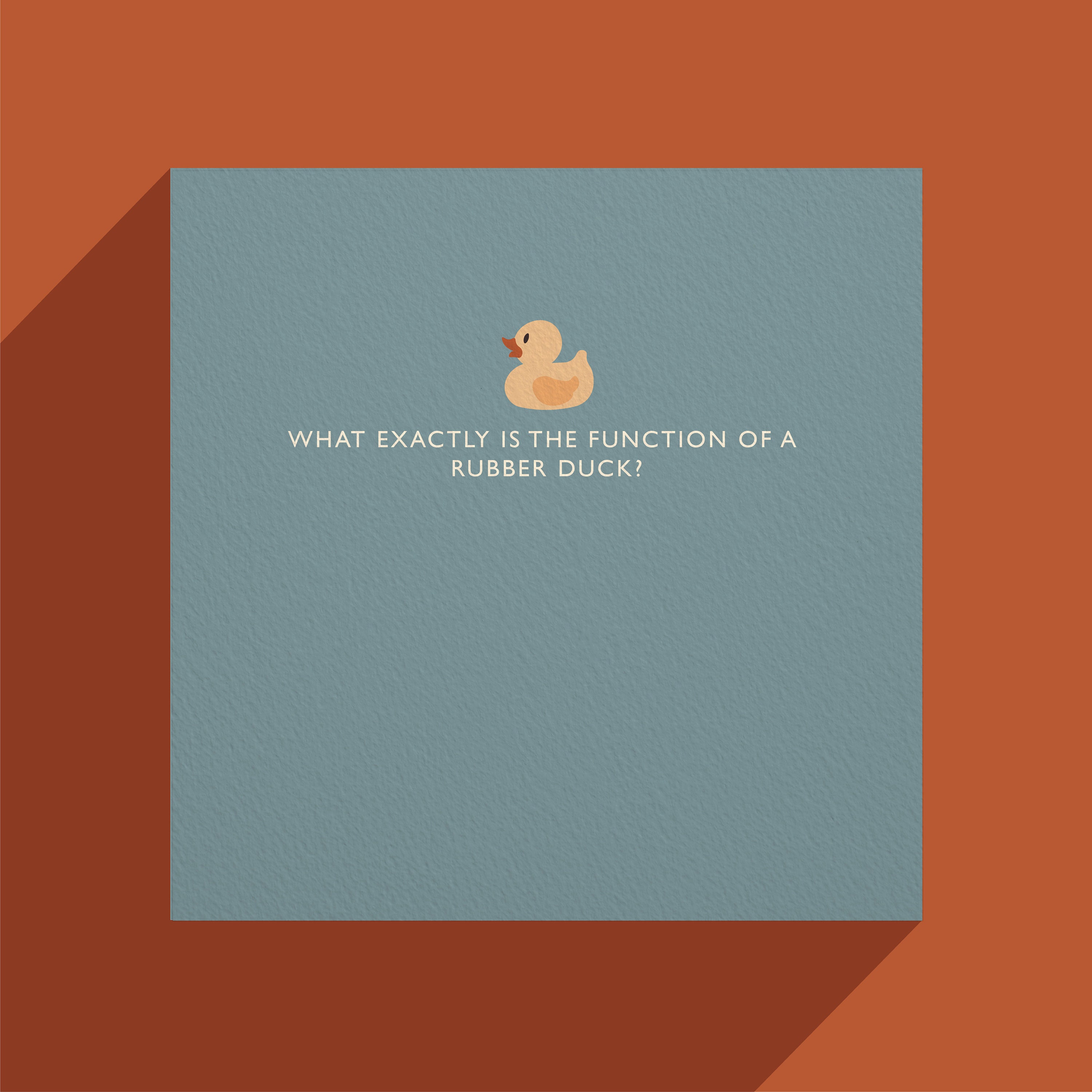 Rubber Duck Card | Etsy