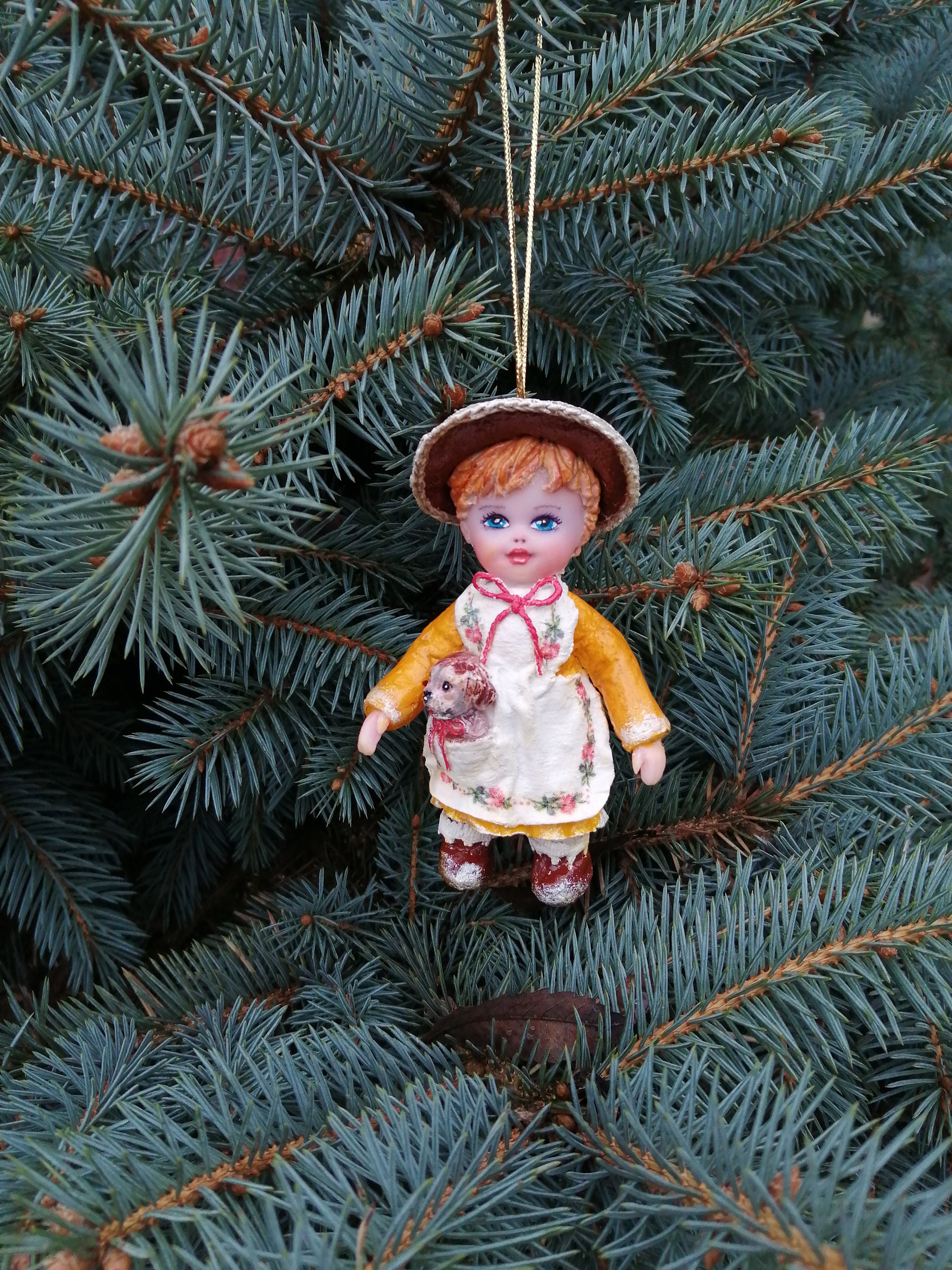 Christmas Clearance Hanging Doll on Christmas Tree - Etsy