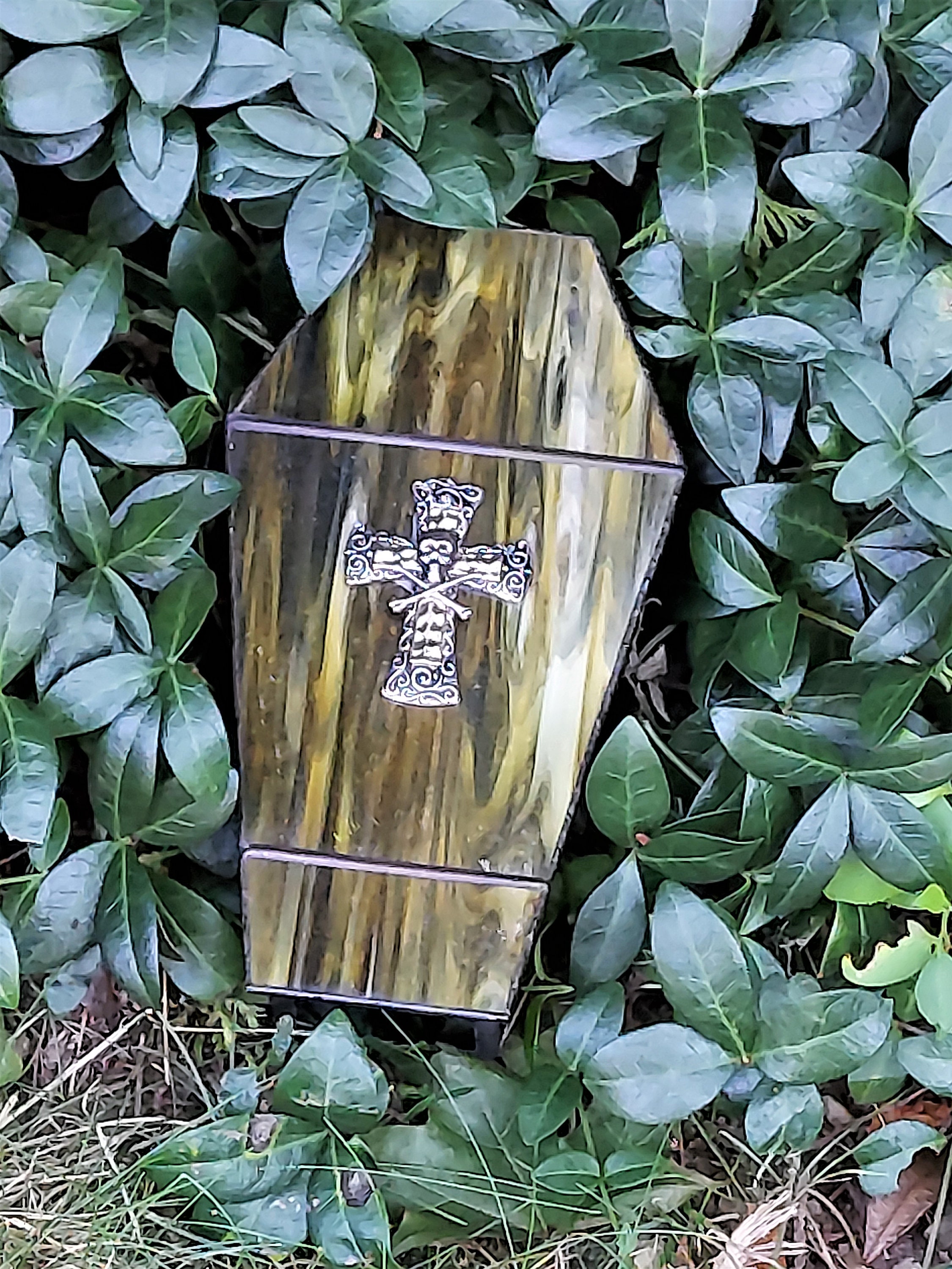 Stained Glass Coffin Jewelry Box | Etsy