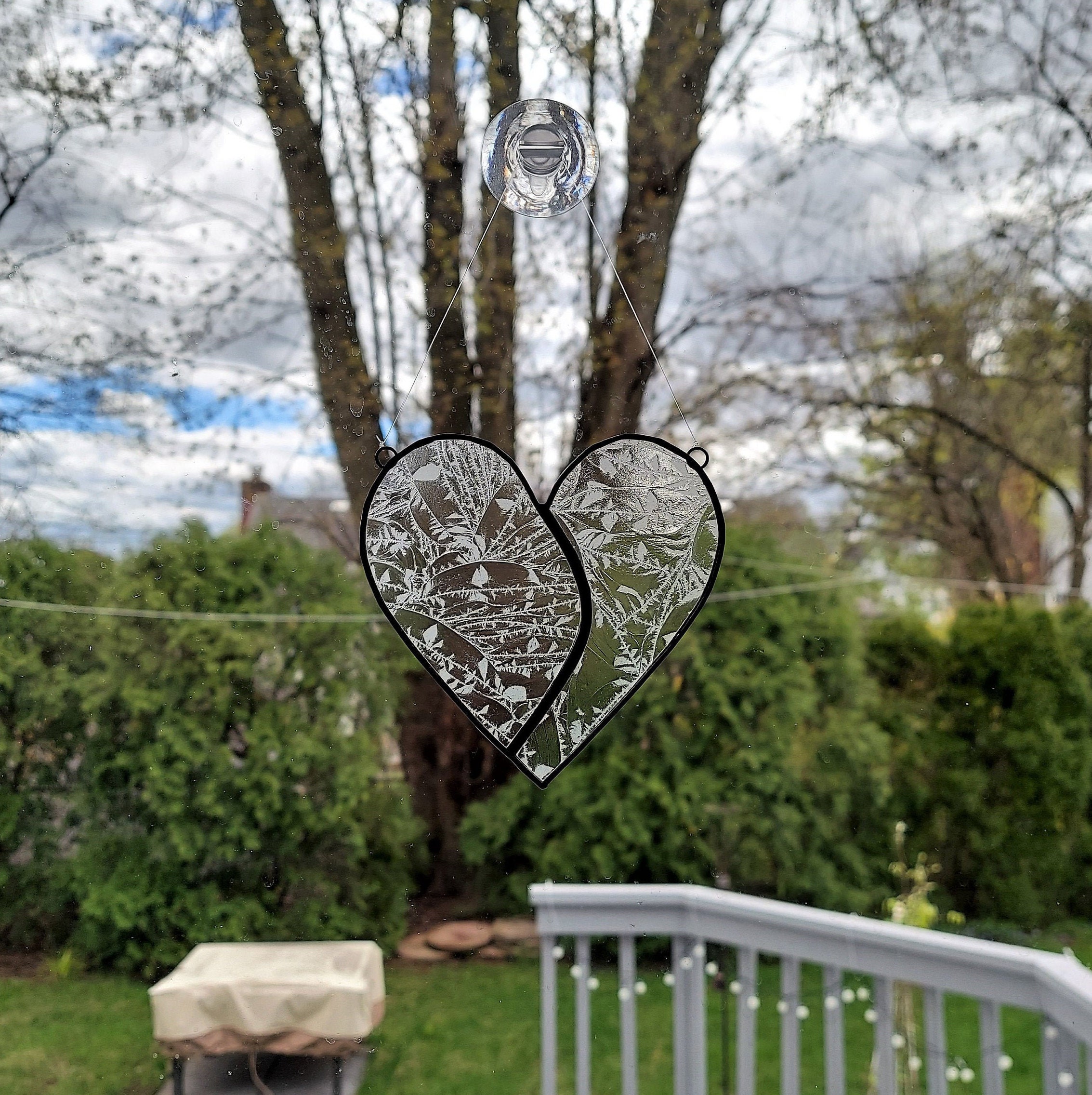 Heart Lace Stained Glass - Etsy