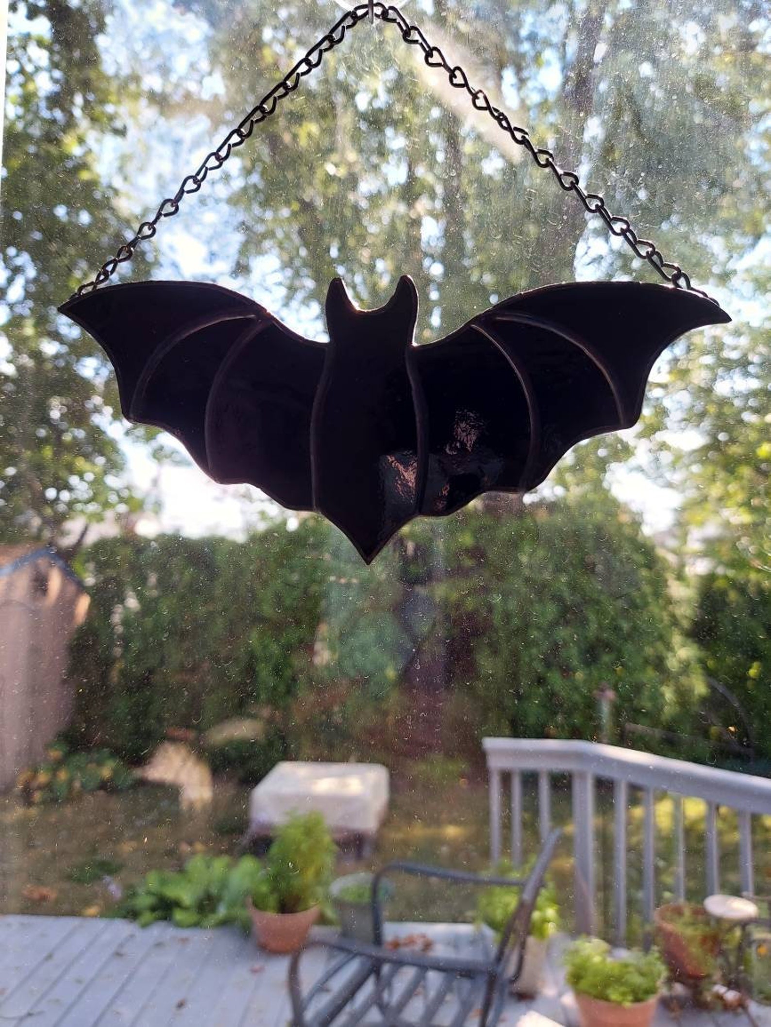 Black Flying Bat - Etsy