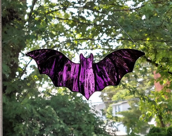 Purple Flying Bat - Etsy