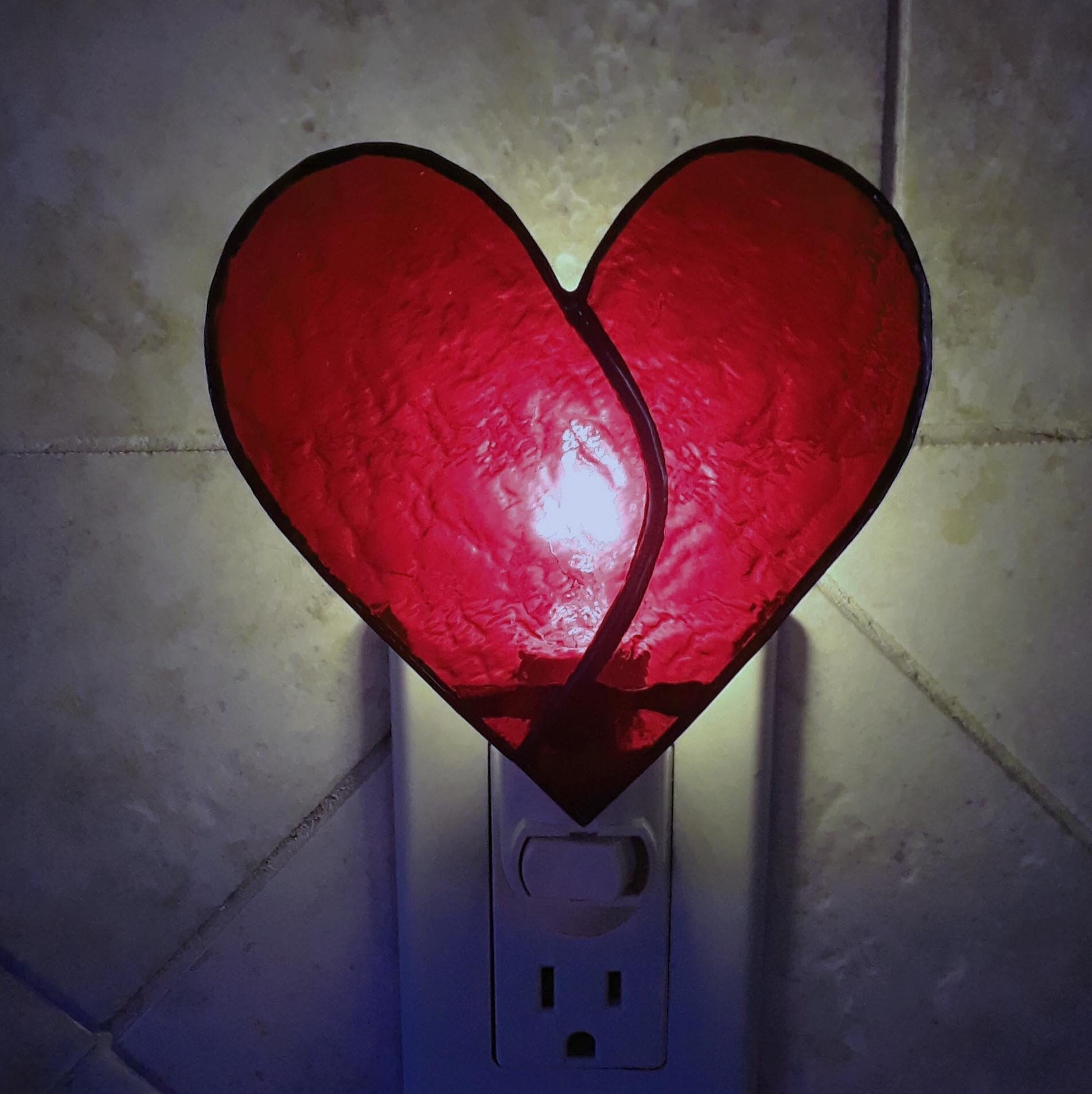 Heart Night Light - Etsy