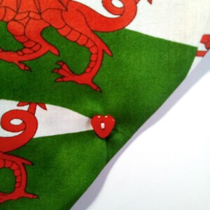 Welsh Flag Tie on Dog Bandana - Etsy