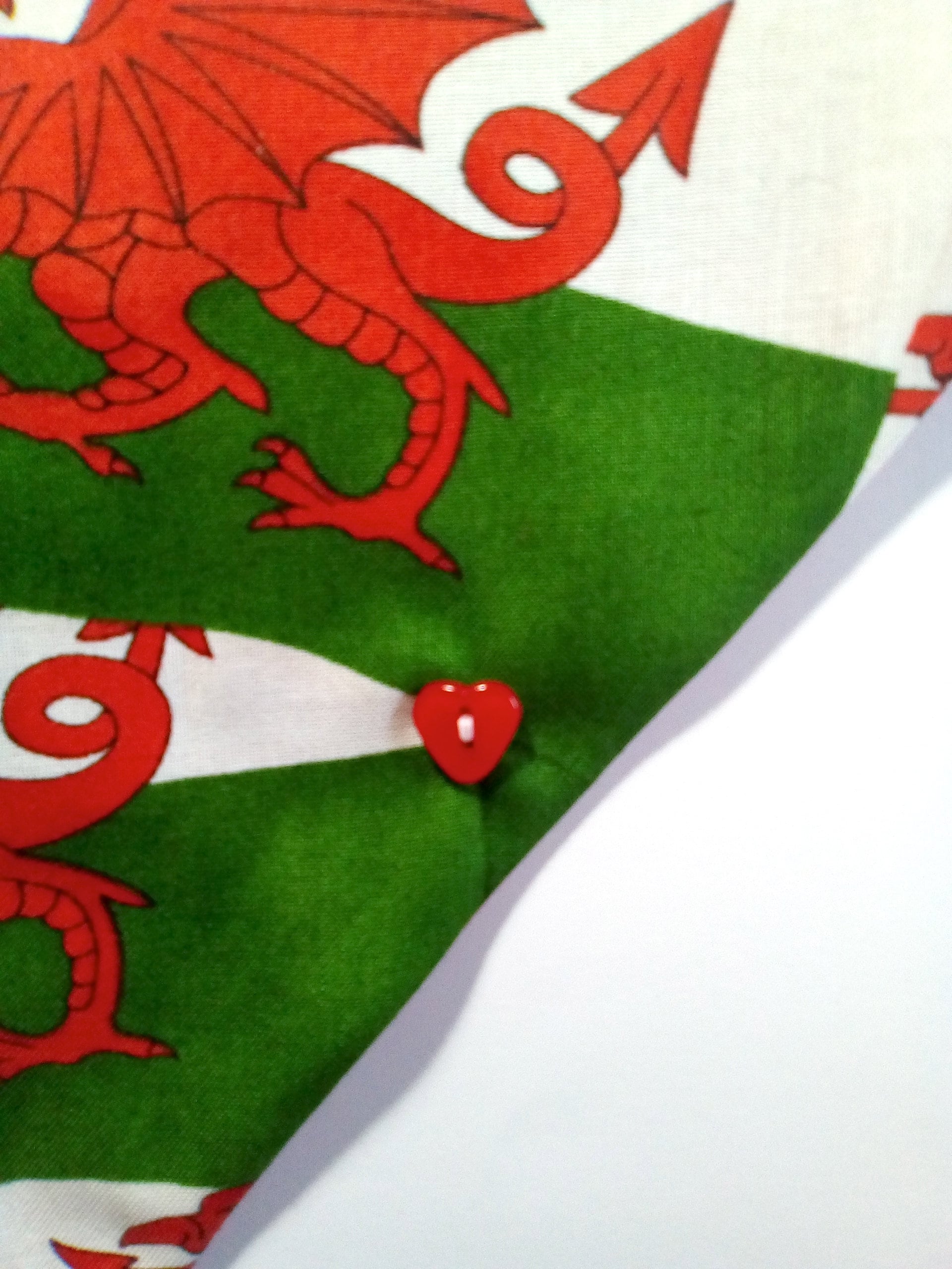 Welsh Flag Tie On Dog Bandana | Etsy