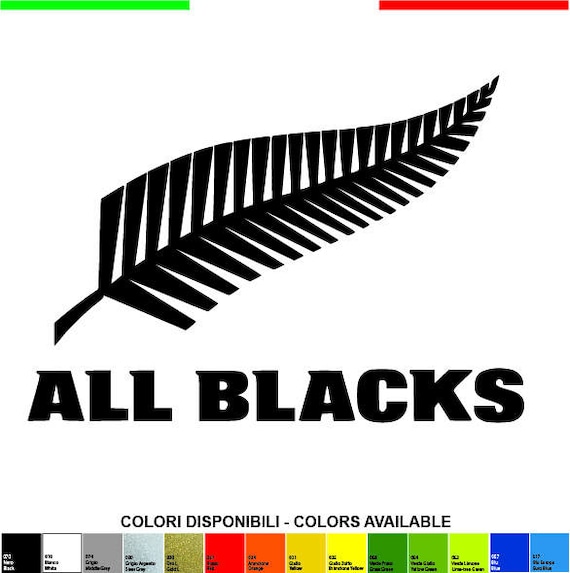 Kit 1 Sticker ALL BLACKS New Zealand Mm.100xmm.70 Decals - Etsy Australia