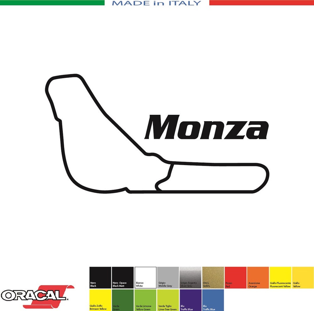 1 STICKER Circuit MONZA Mm.100xmm.54 - Decals Stickers Aufkleber ...