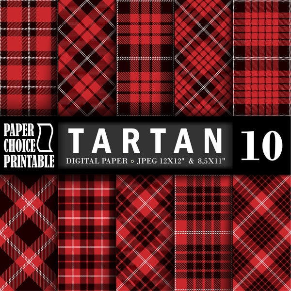 Tartan Paper - Etsy
