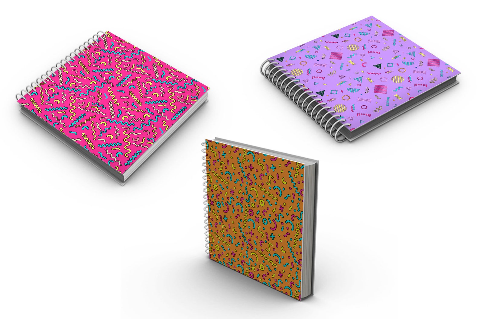 MEMPHIS DIGITAL PAPER: 12" X 12" Memphis Patterns, Scrapbook Patterns ...