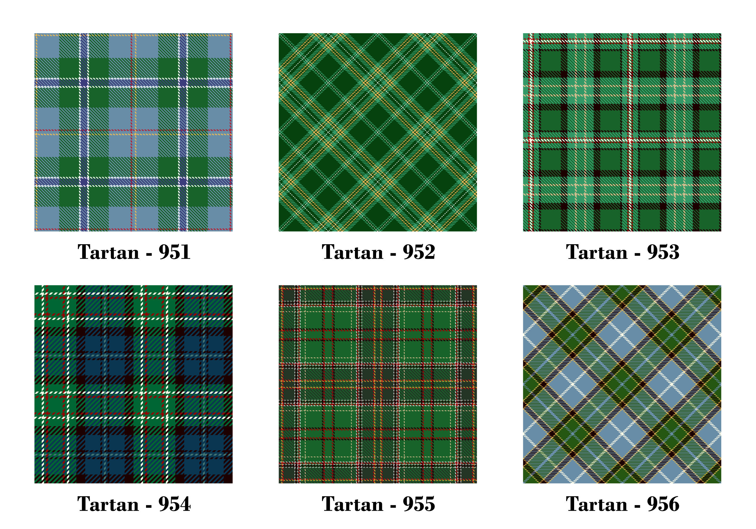Tartan Digital Paper Clipart. Scottish Plaid, Tartan Clipart. Seamless ...
