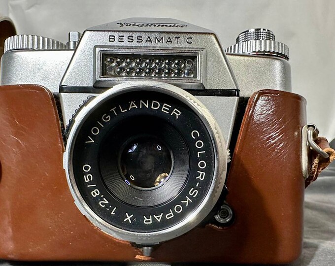 Voigtlander Bessamatic 35mm SLR Camera + Color-skopar X 50mm F2.8 Lens ...