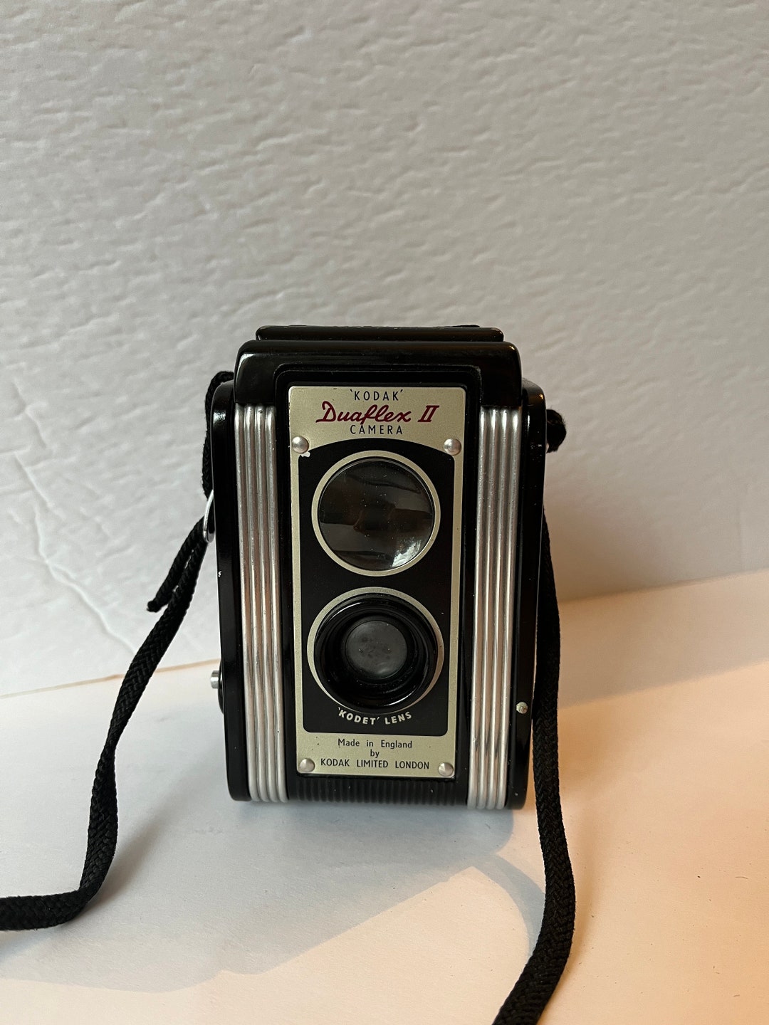 Kodak Duaflex II Camera With Case From 1950. Twin Lens Reflex Style Box ...