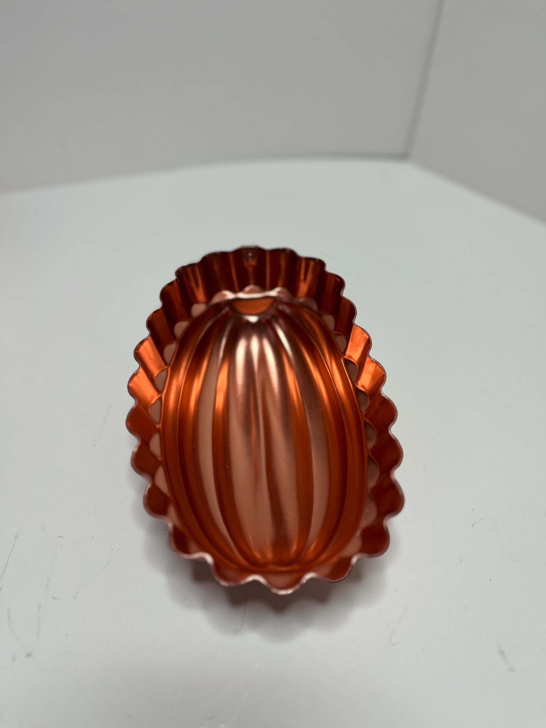 Vintage Copper Coated Jello Mold Pans Wall Design 3 Molds Including ...