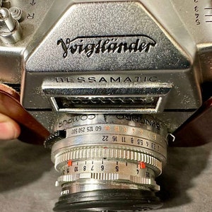 Voigtlander Bessamatic 35mm SLR Camera Color-skopar X 50mm F2.8 Lens 1960 - Etsy