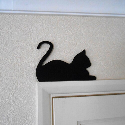 Unique MDF Cat Silhouette for Door Frames Shelves Skirting - Etsy UK