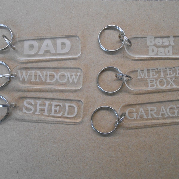 Laser Cut Keyring - Etsy UK