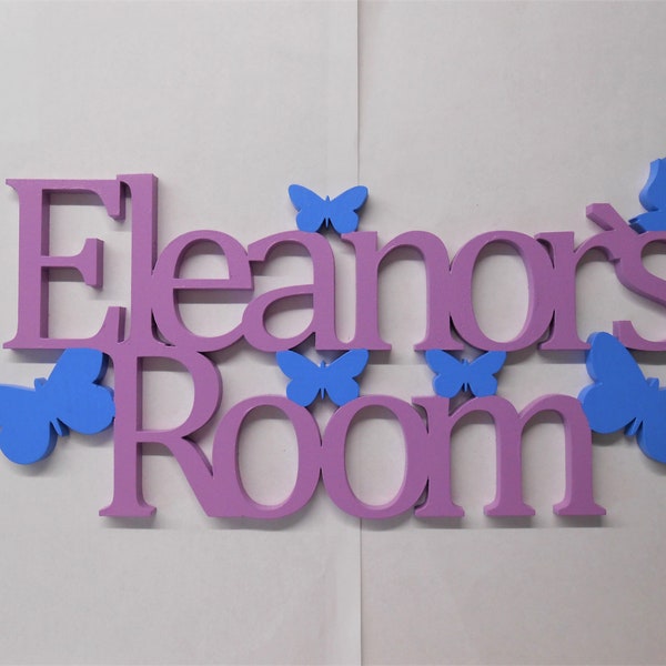 Butterfly Door Sign - Etsy