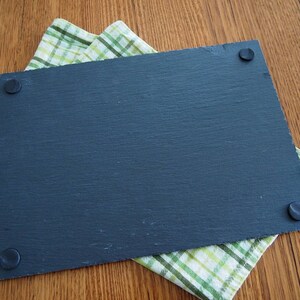 FREE DELIVERY - Personalised Engraved Slate Rectangular Plate - Natural ...