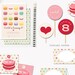 Macaron Party Kit Pink French Macaron Social pink DIY. - Etsy