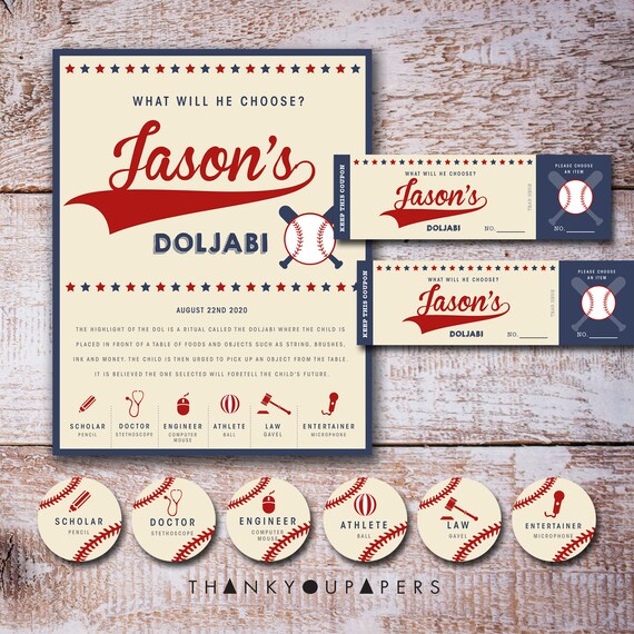 Doljabi Doljanchi Board Korean First Birthday Set Kit Boy Girl | Etsy