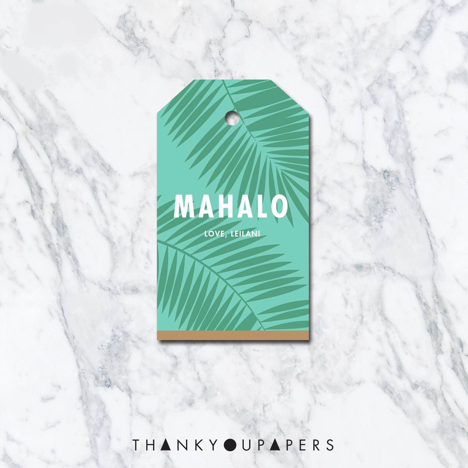 Hawaiian Party Gift Favor Mahalo Tags Birthday Tag First | Etsy