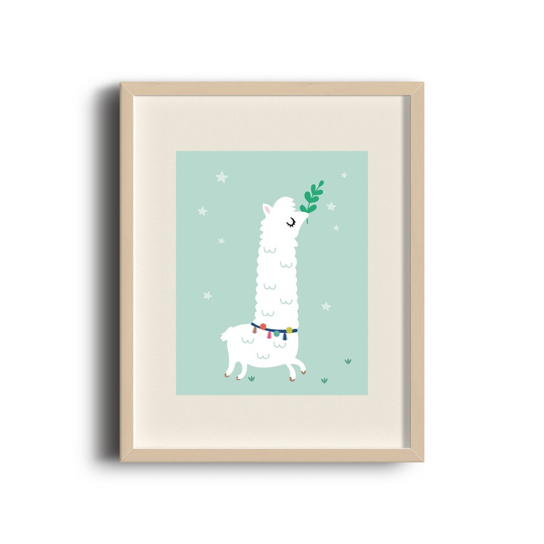 Llama Print, Alpaca Print, Animal Decor Wall Art, Alpaca Poster, Llama ...