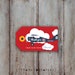 Airplane Tag Red Vintage Airplane Thank You Tag Birthday Party - Etsy