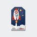 Rocket Space Tag Space Rocket Thank You Tag Birthday Party Retro Rocket ...