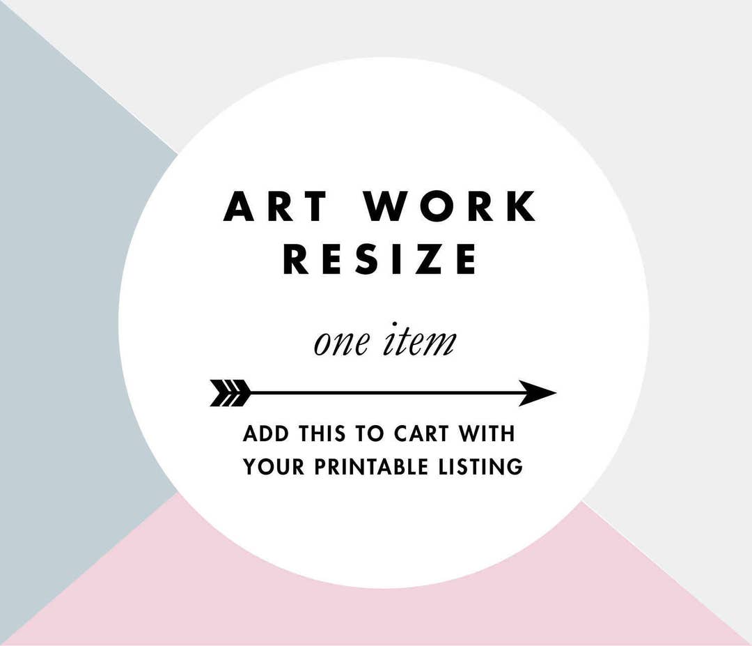 CUSTOM RESIZE - Etsy