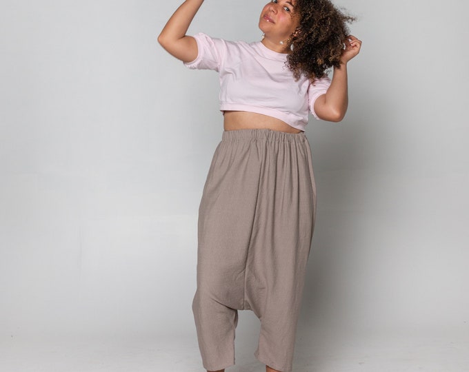 Drop Crotch Pants Easy Sewing Pattern, PDF Downloadable Pattern - Etsy