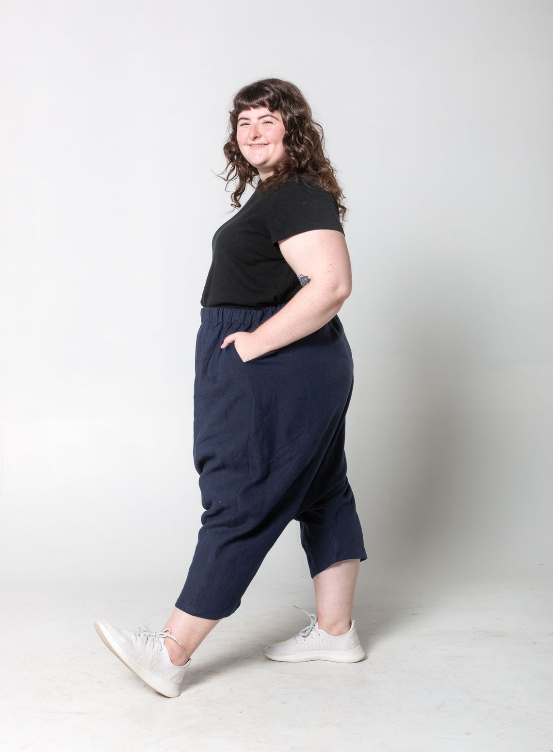 Drop Crotch Pants Easy Sewing Pattern, PDF Downloadable Pattern - Etsy