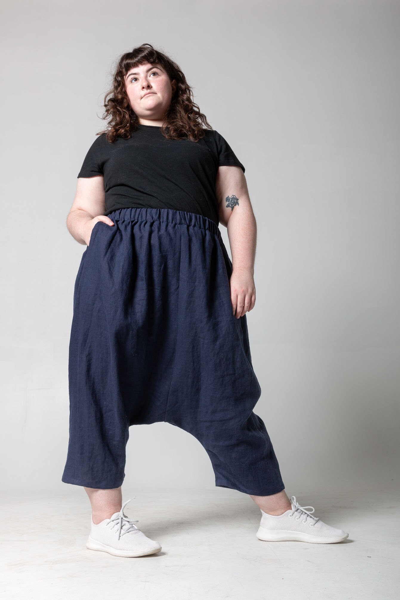 Drop Crotch Pants Easy Sewing Pattern, PDF Downloadable Pattern - Etsy