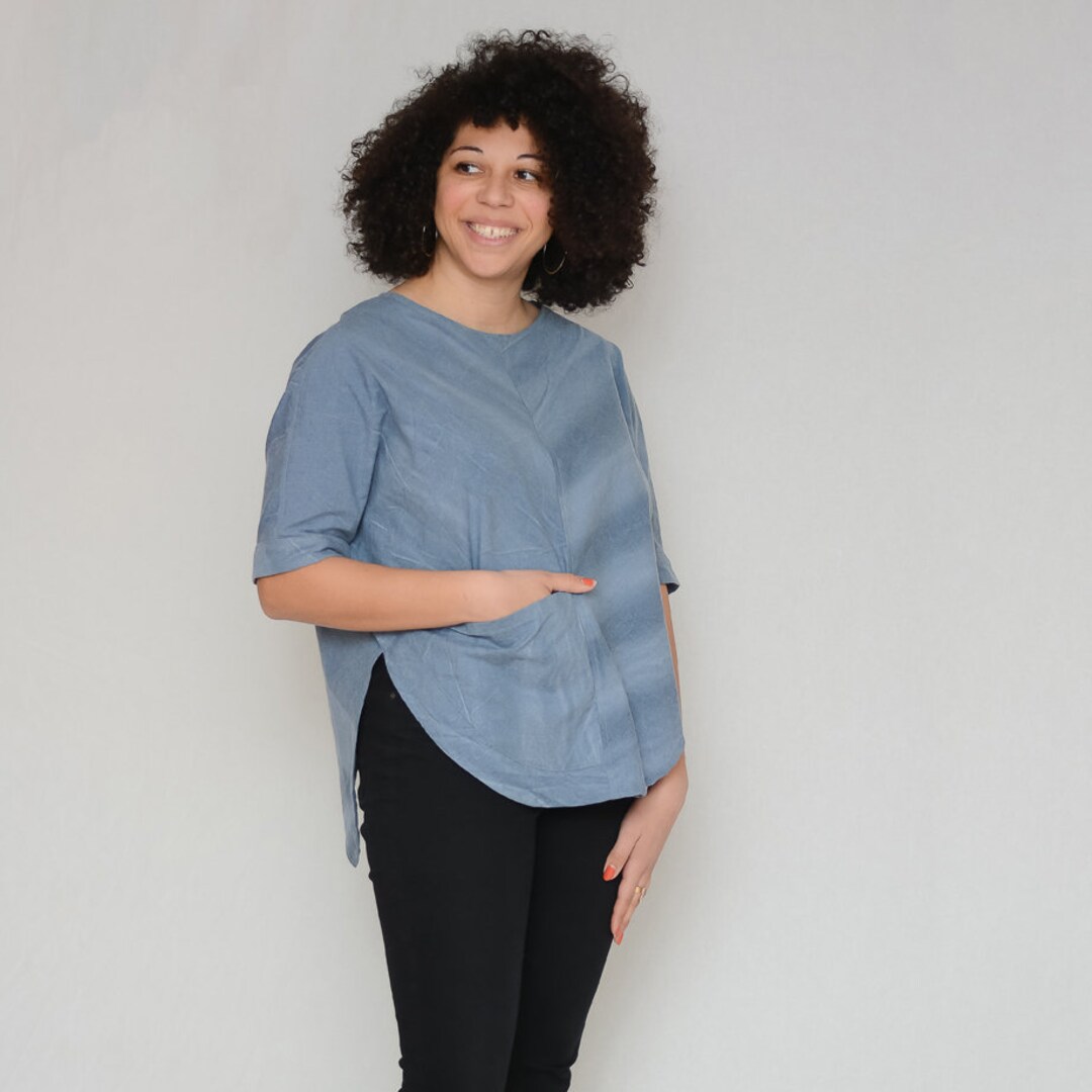 Shirt Sewing Pdf Easy Women's Sewing Pattern, Pdf Shirt Blouse Top ...