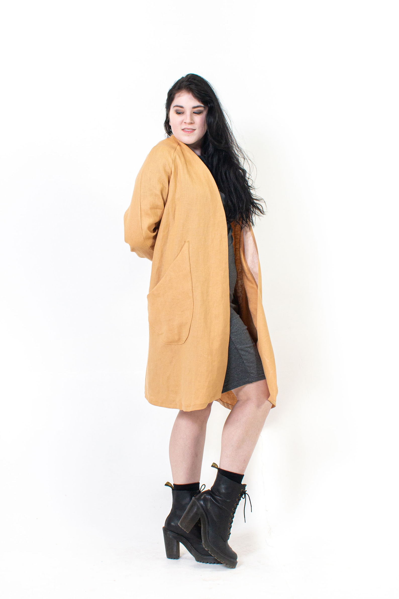 Stella Women's Duster Coat PDF Easy Sewing Pattern for - Etsy